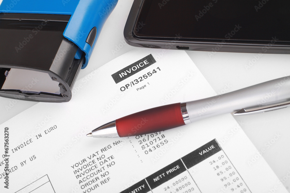 Invoice Stock Photo | Adobe Stock