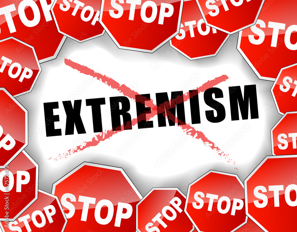 Stop extremism Stock Vector | Adobe Stock