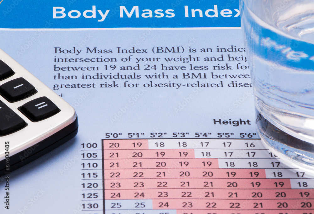 bmi(body mass index) chart Stock Photo | Adobe Stock