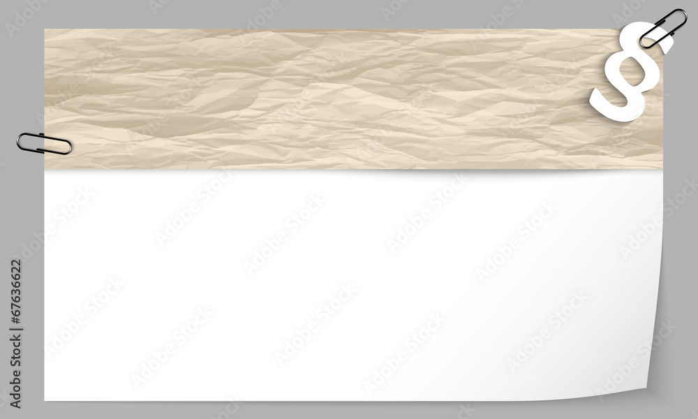 text box with texture of paper and paragraph Stock Vector | Adobe Stock