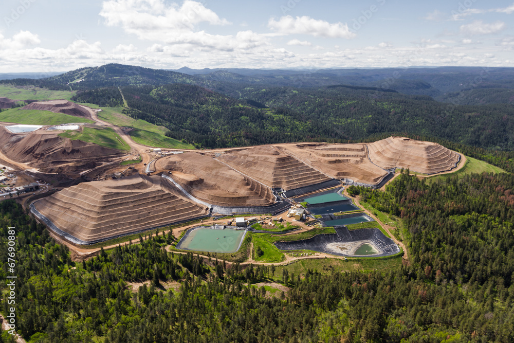 open pit mine Stock Photo | Adobe Stock