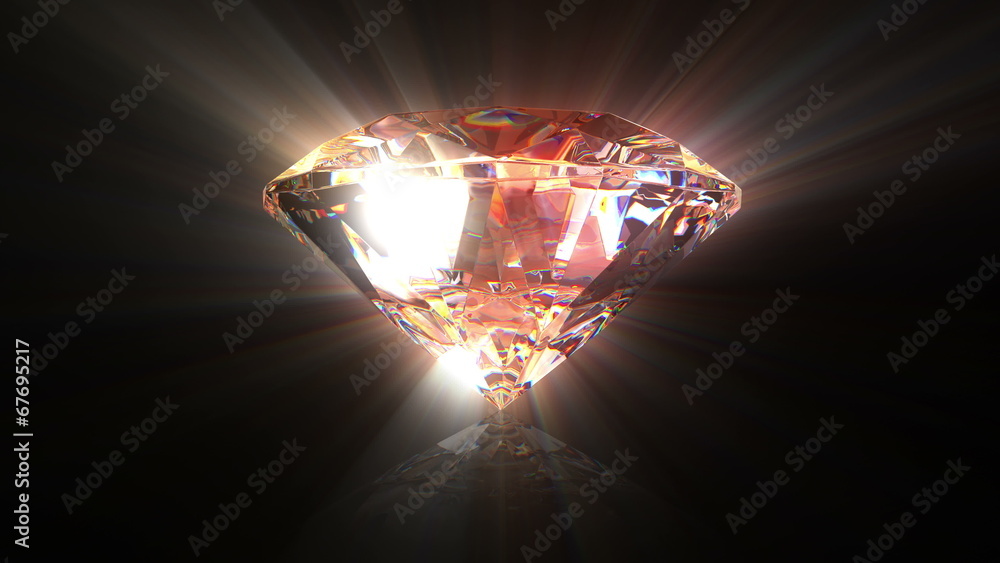 4K Diamond background, beautiful 3d animation. seamless loop Stock ...