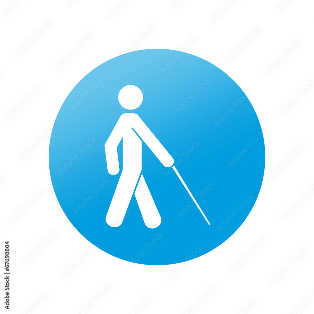 Etiqueta redonda ciego Stock Illustration | Adobe Stock