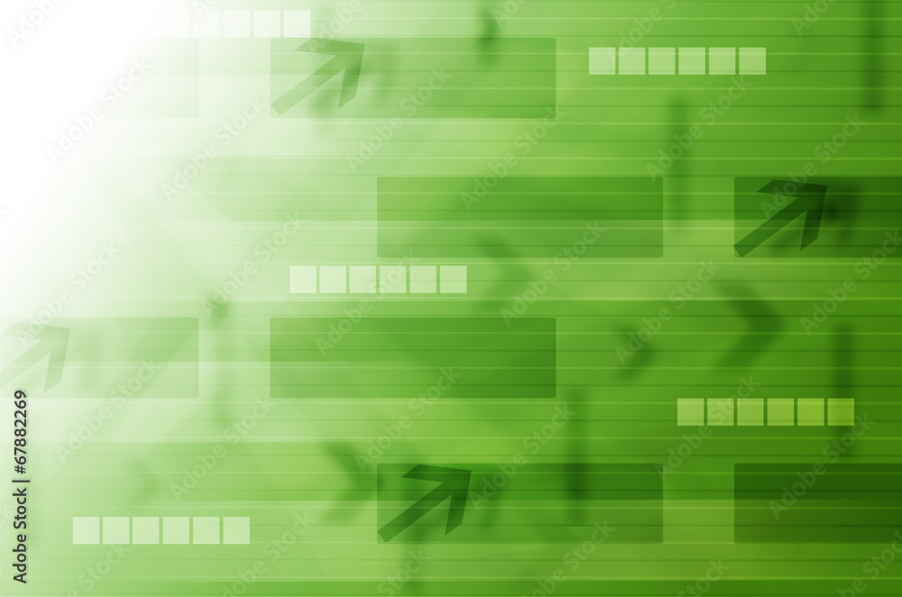 Abstract green technology background. Stock Illustration | Adobe Stock