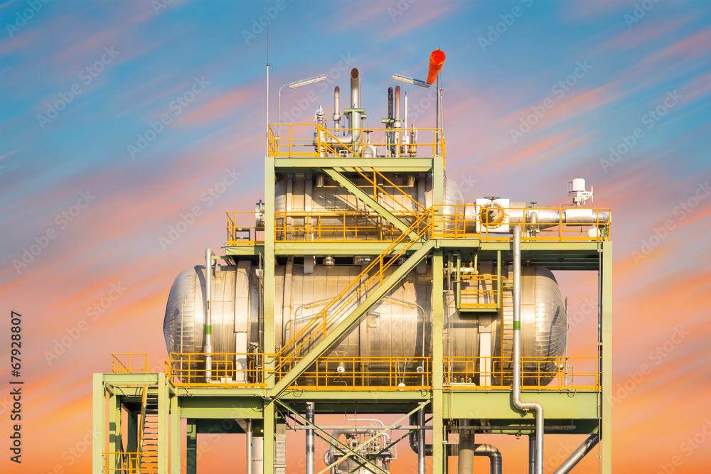 Deaerator heat exchanger or boiler feedwater for thermal power plant ...