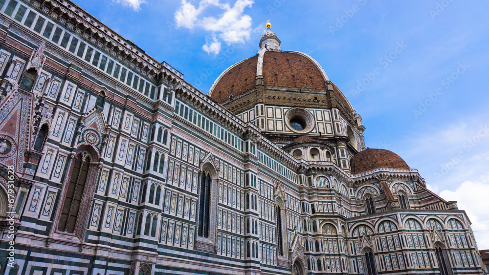Facade of the Basilica di Santa Maria del Fiore (Basilica of Sai Stock Photo | Adobe Stock