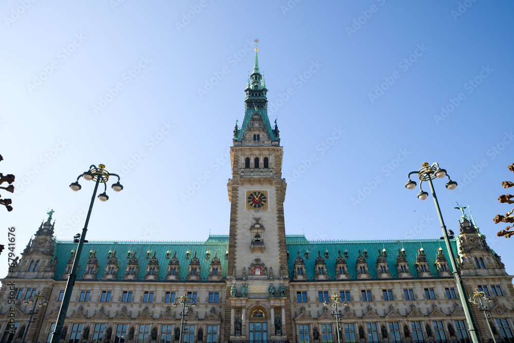 Hamburger Rathaus Stock-Foto | Adobe Stock