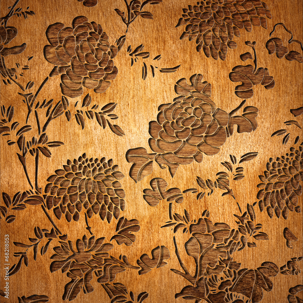 Oriental wooden texture background Stock Illustration | Adobe Stock