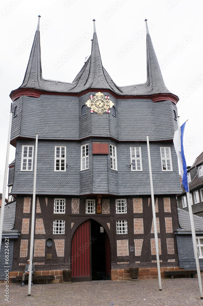 Historisches Rathaus in der Altstadt Stock Photo | Adobe Stock