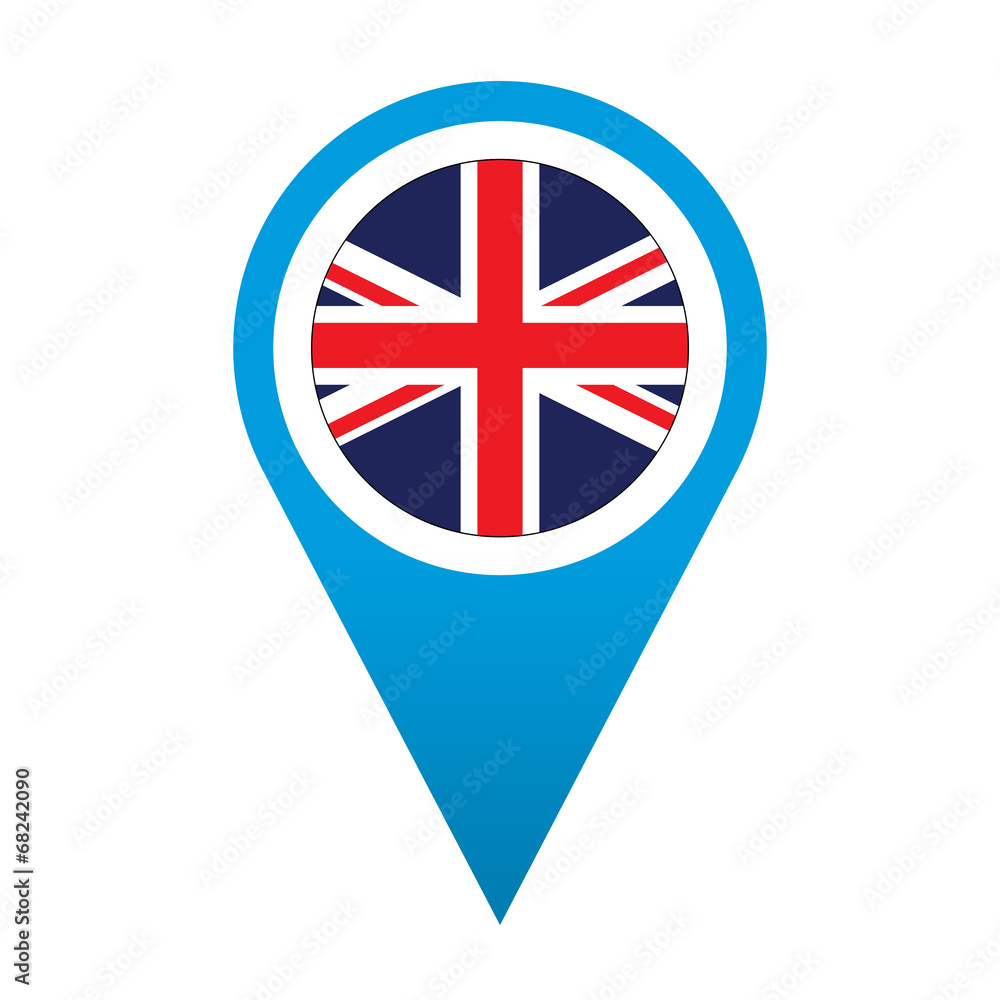 Icono localizacion simbolo idioma inglés ilustración de Stock | Adobe Stock