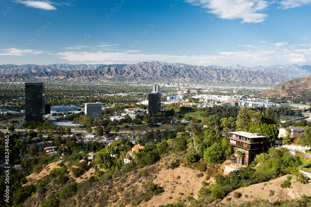 View over Burbank Stock Photo | Adobe Stock