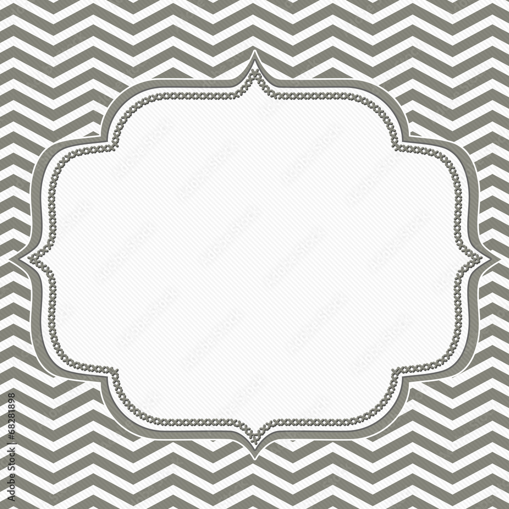 Black And White Chevron Frame
