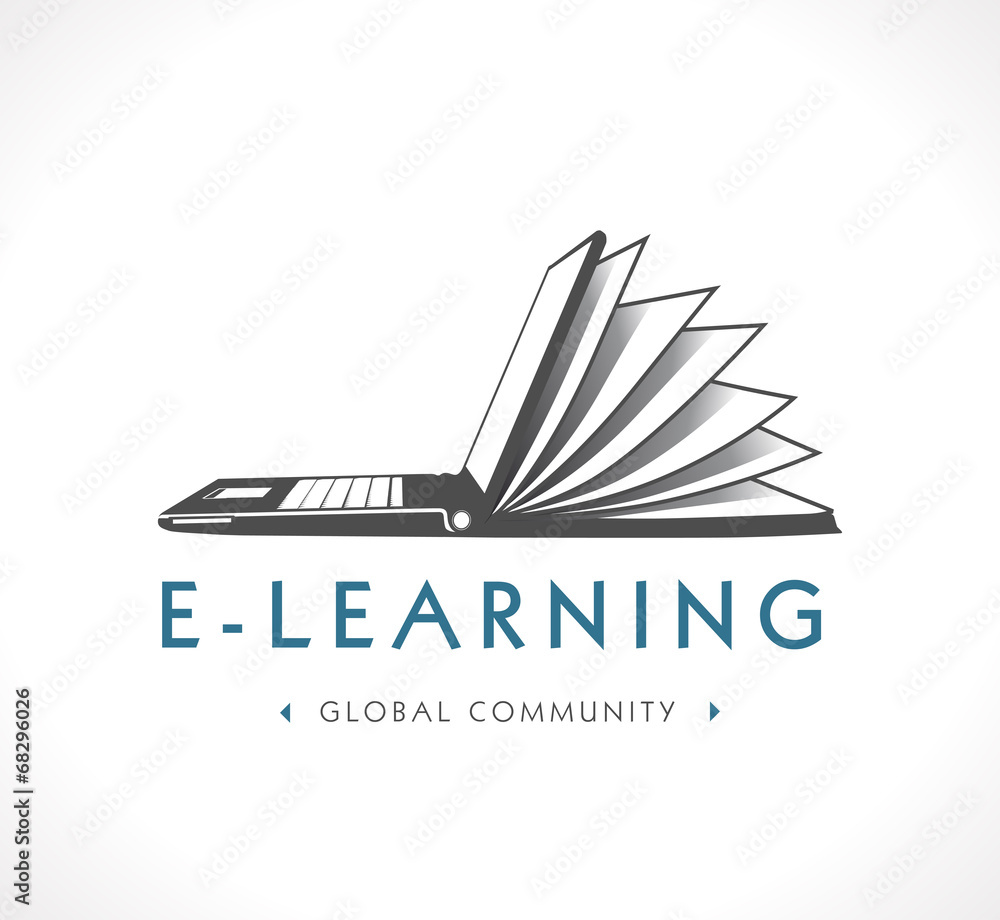 Logo - e-learning Stock Vector | Adobe Stock