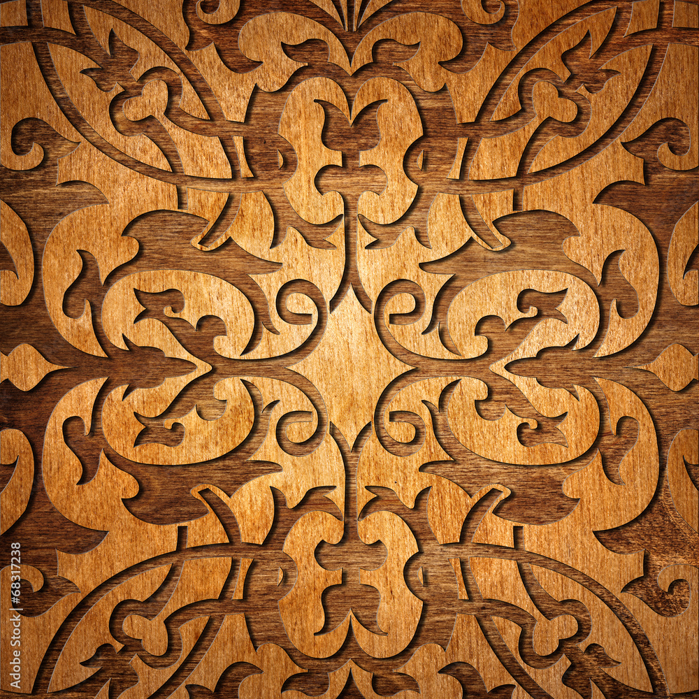 Oriental wooden texture background Stock Illustration | Adobe Stock