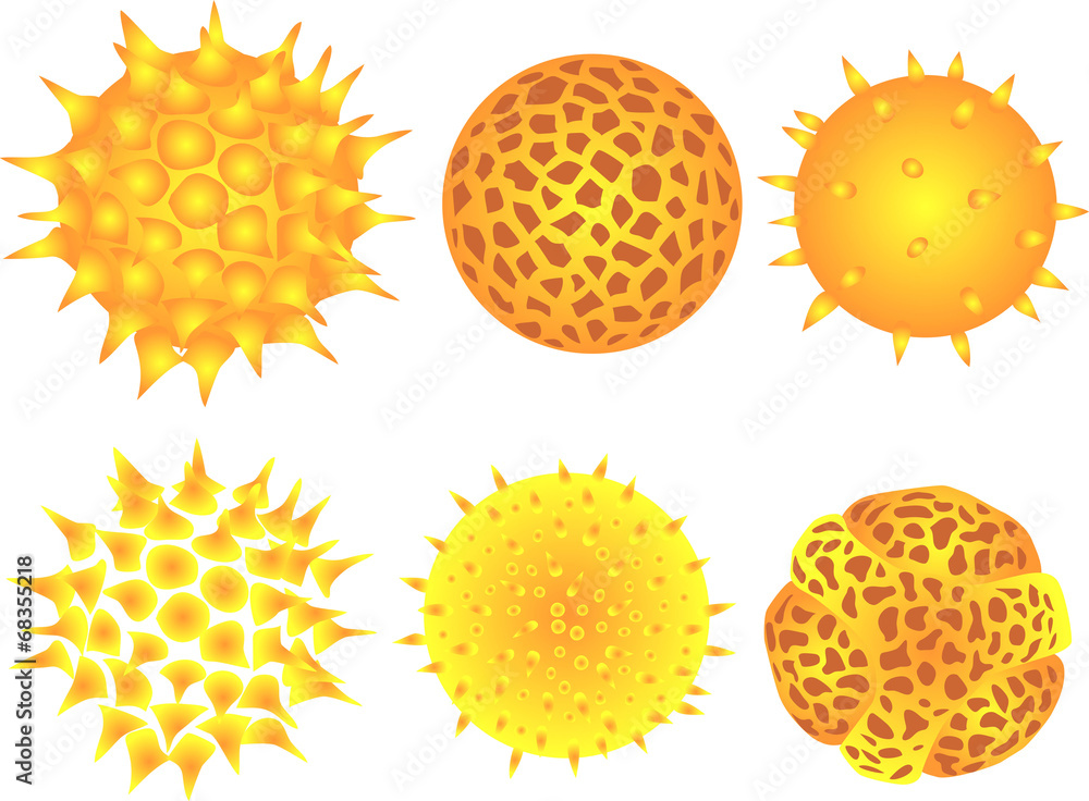 Pollen Vector Art & Graphics | freevector.com