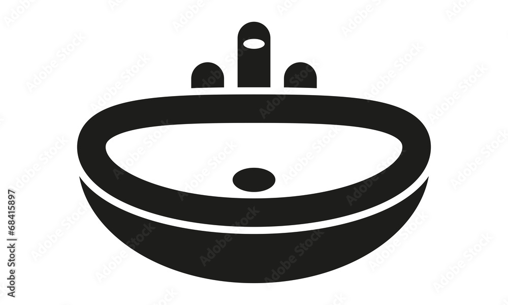 Waschbecken Stock Vector | Adobe Stock