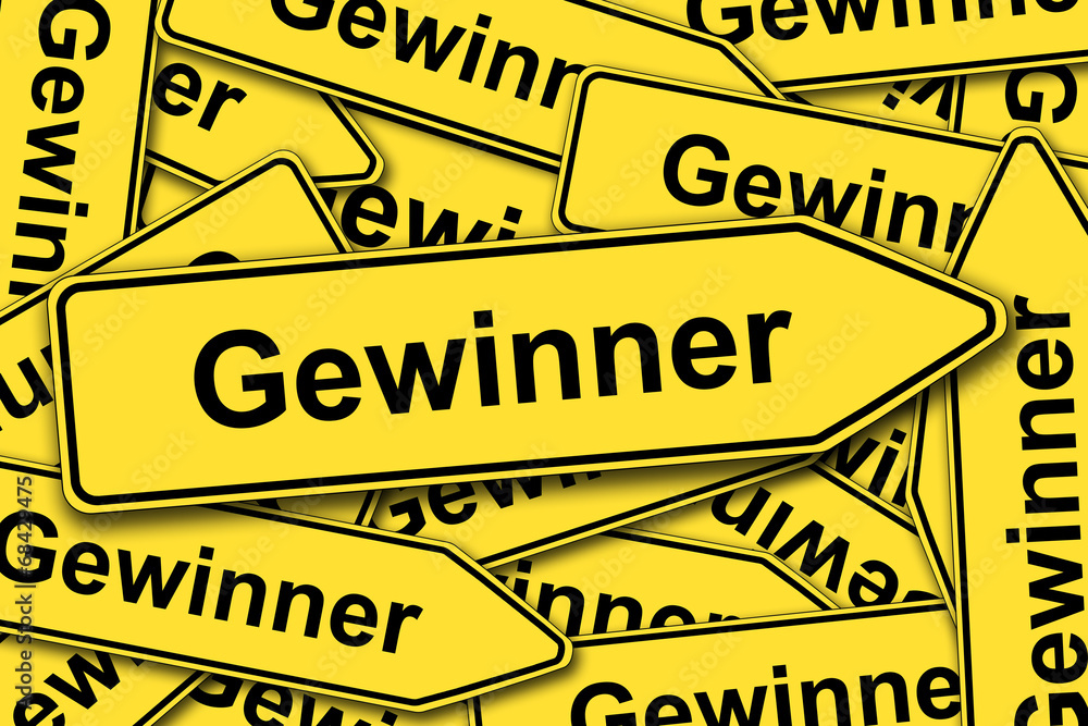 Gewinner - Schilder Stock-Illustration | Adobe Stock