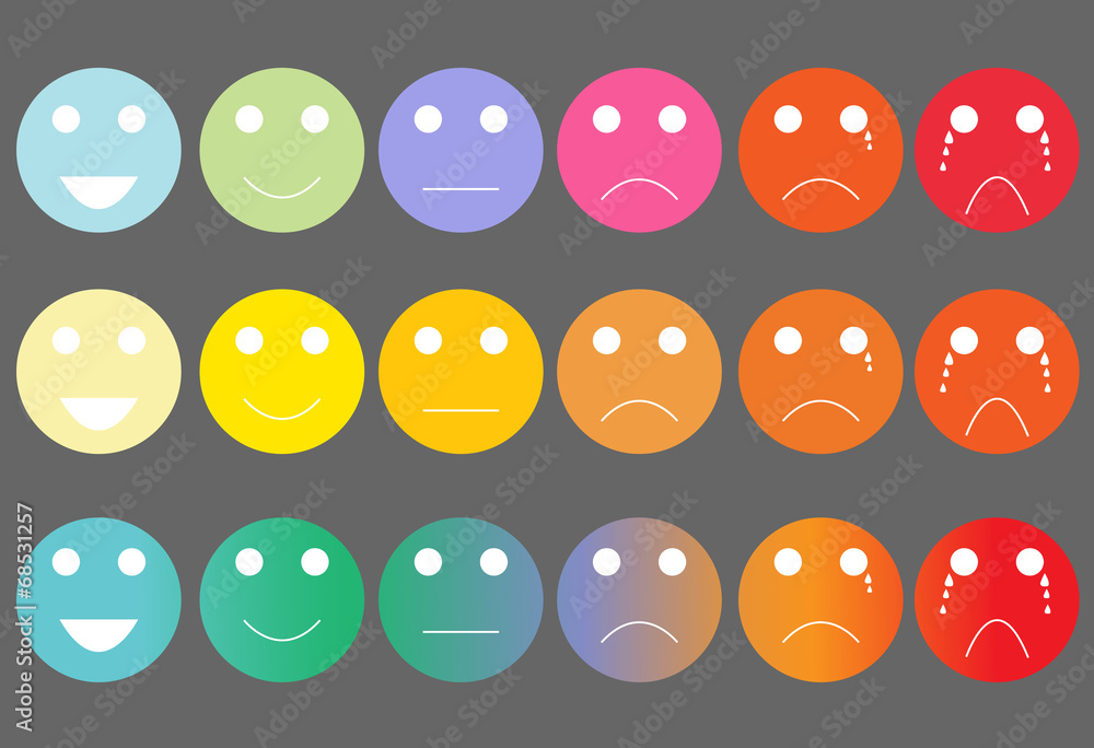 Faces pain rating scale Stock Vector | Adobe Stock