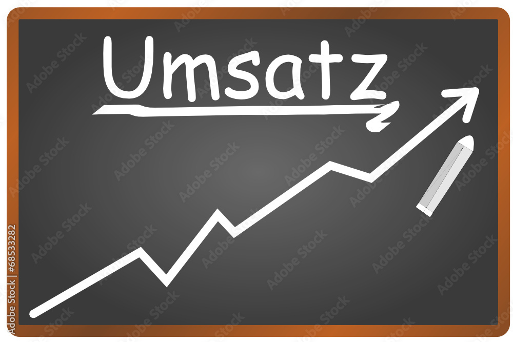 Umsatz Kurve Tafel #140807-svg01 Stock-Vektorgrafik | Adobe Stock