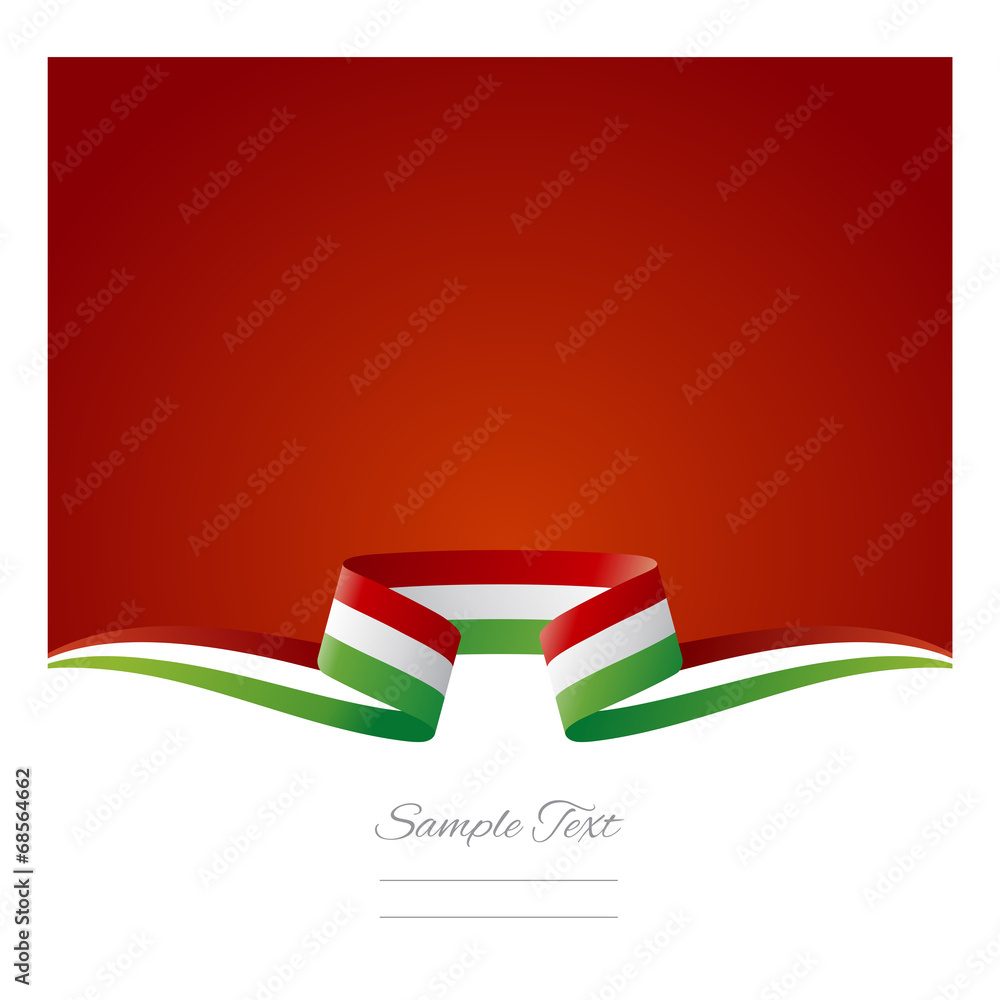 Abstract background Italian flag ribbon Stock Vector | Adobe Stock