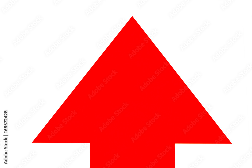 Roter Pfeil Stock-Illustration | Adobe Stock