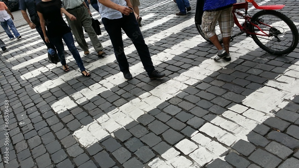 Pedestrian crosswalk Stock Photo | Adobe Stock