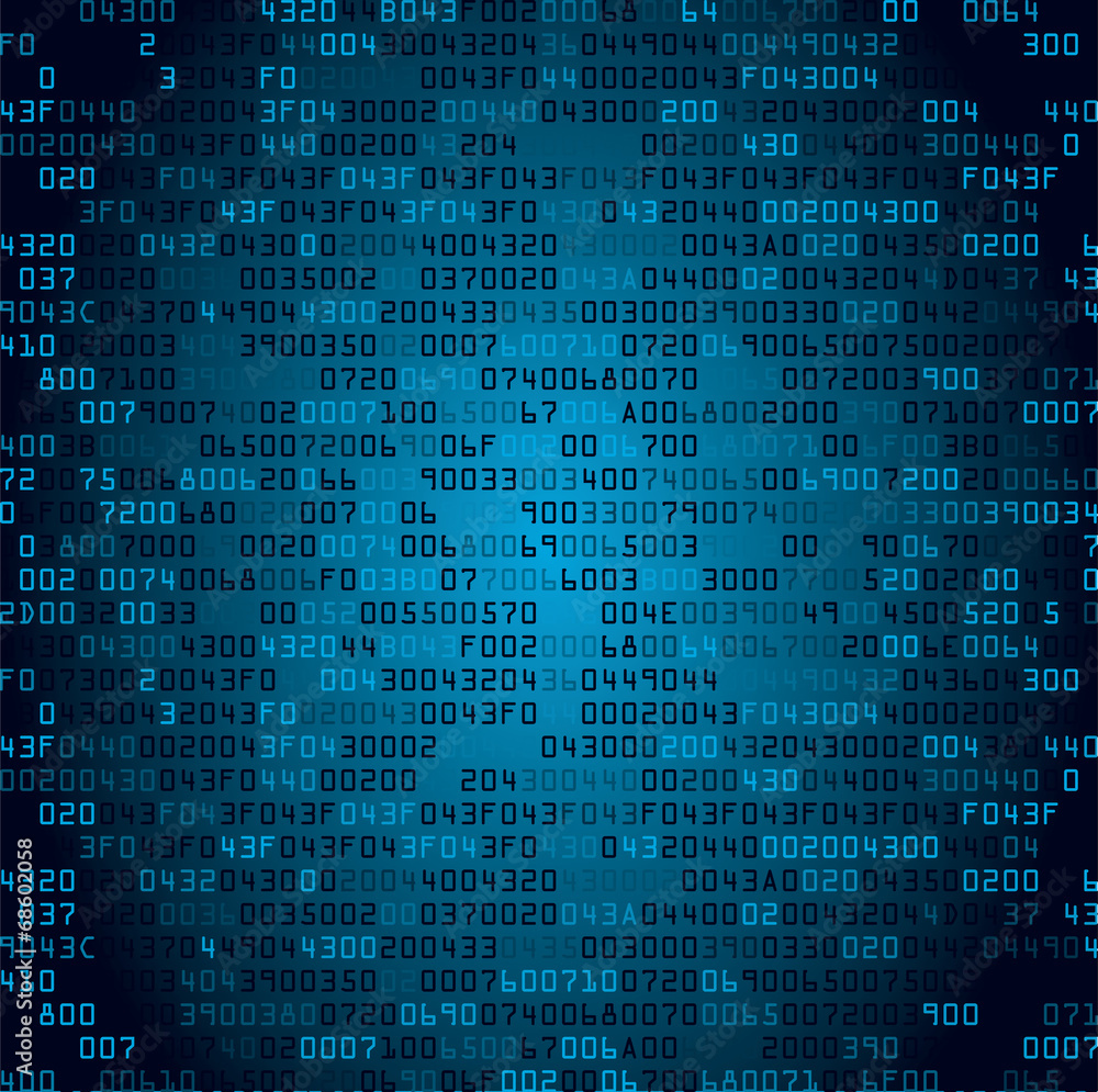 Blue security background with HEX-code Stock Vector | Adobe Stock