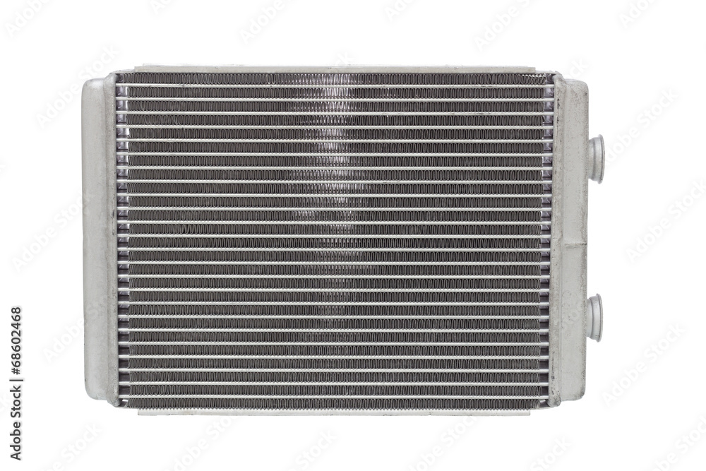 car radiator heater isolated on white background Stock Photo | Adobe Stock