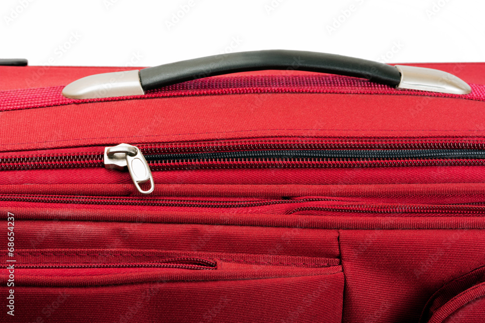 red valise Stock Photo | Adobe Stock