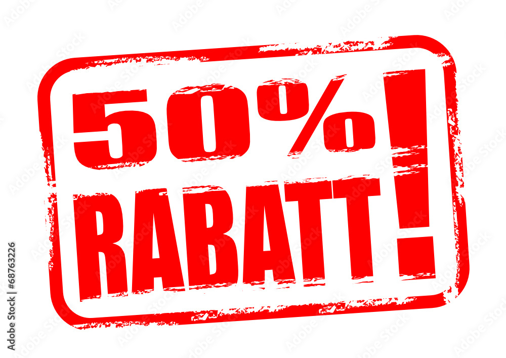 50 % Rabatt Stock-Vektorgrafik | Adobe Stock