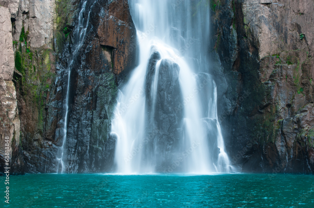 Haew Narok (chasm of hell) waterfall, Kao Yai national park, Tha Stock ...