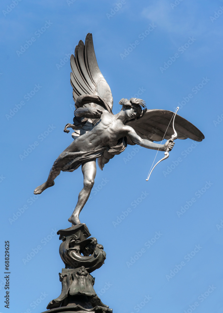 Eros statue at Piccadilly Circus, London Stock Photo | Adobe Stock