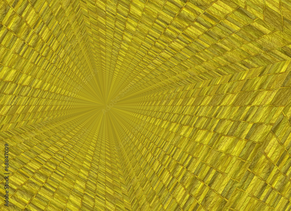 vanishing point perspective of gold bar backgrounds Stock Illustration ...