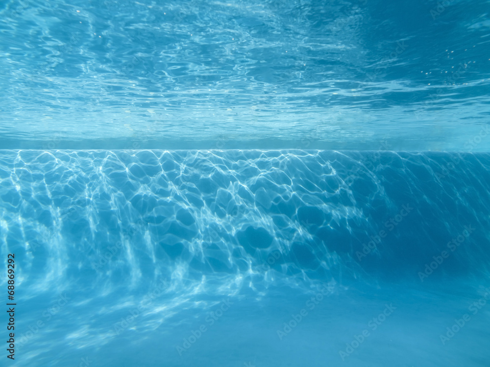 Swimming Pool Underwater Ledge Stock Photo | Adobe Stock