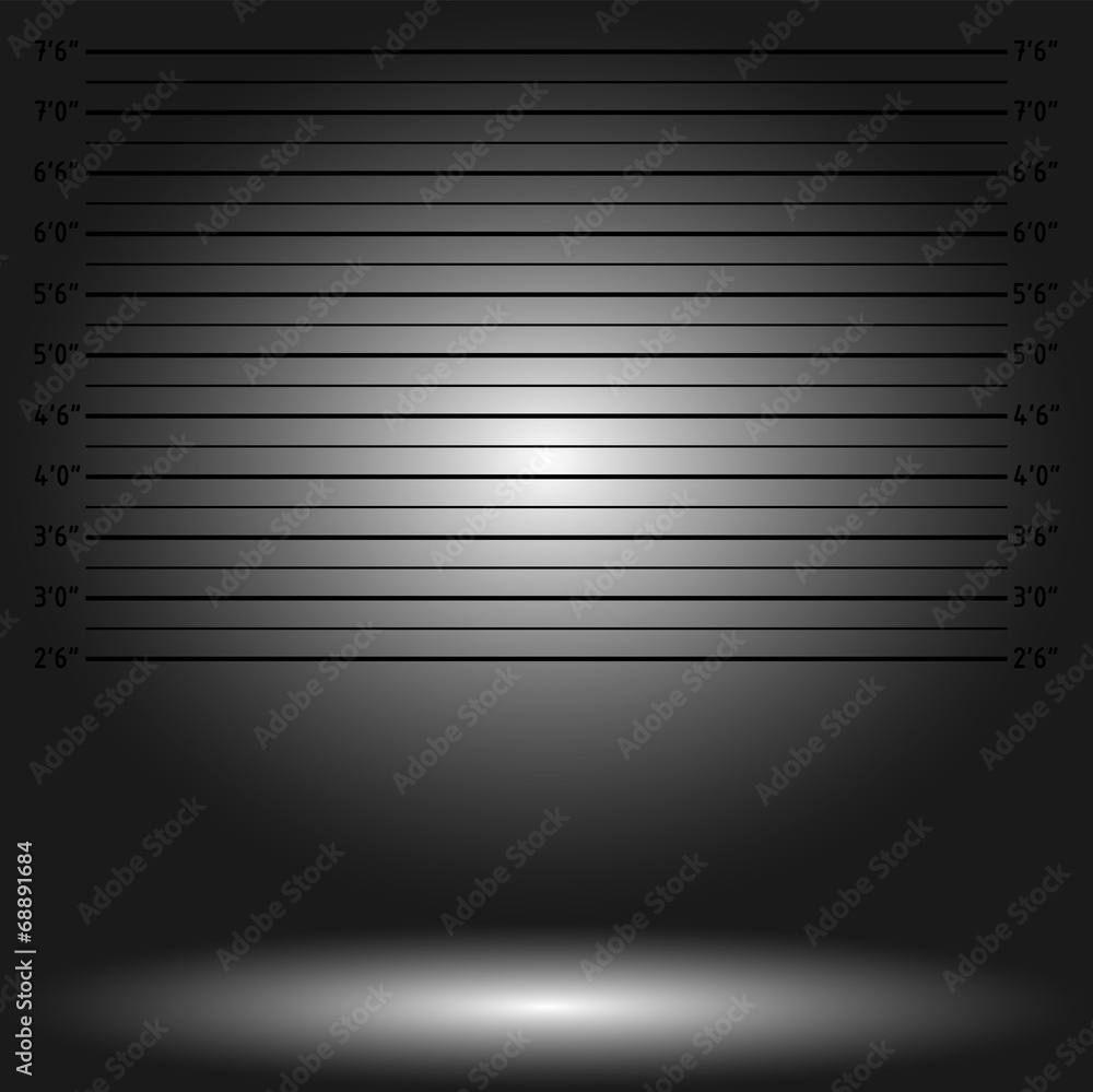 Police lineup or mugshot background dark version Stock Vector | Adobe Stock