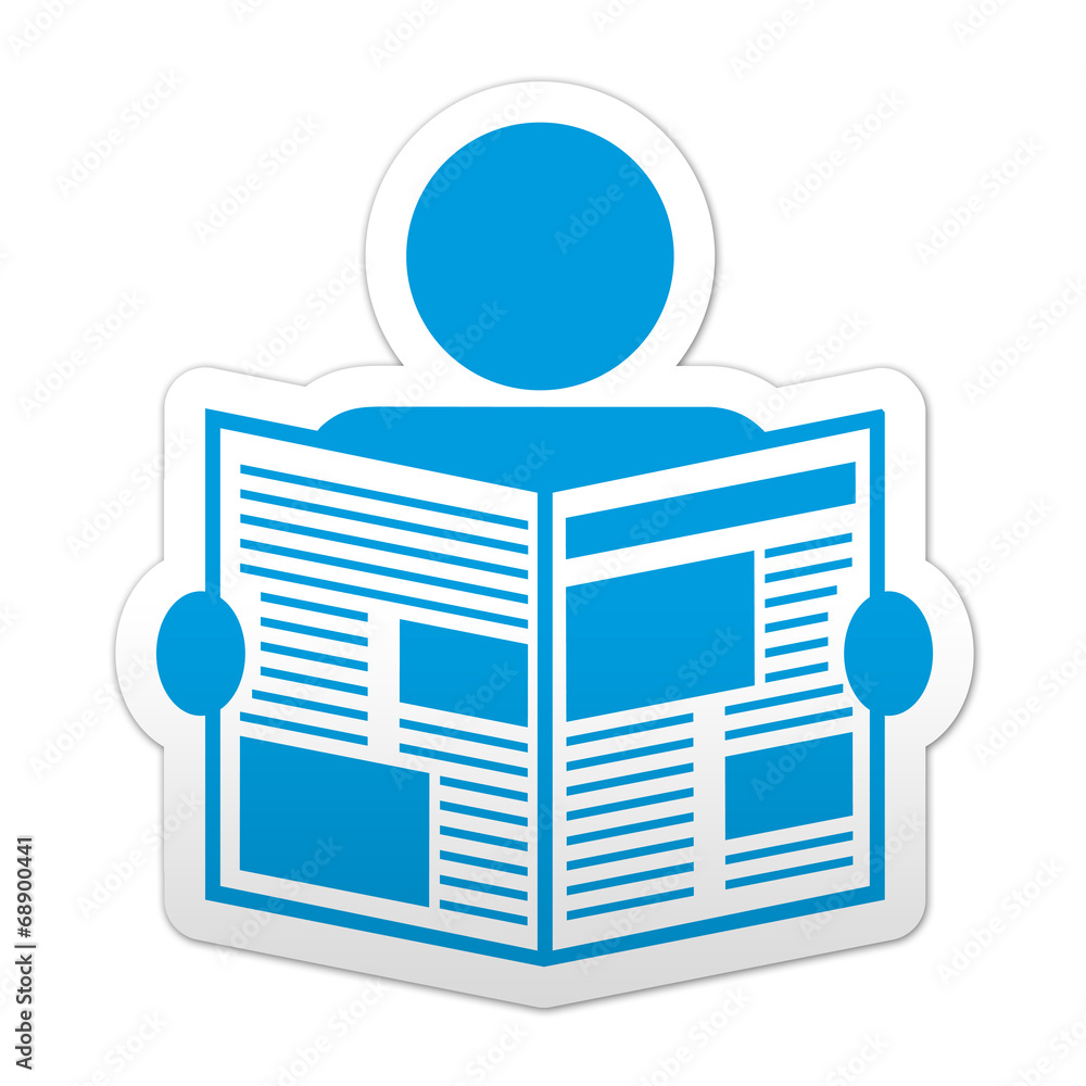 Pegatina simbolo News Stock Illustration | Adobe Stock