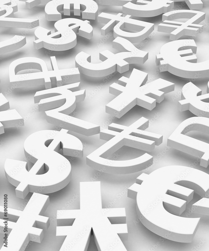 Money Symbols Stock Illustration | Adobe Stock