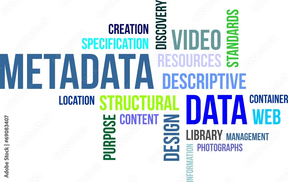 Word Metadata Stock Vector Adobe Stock