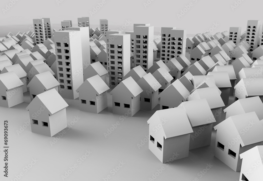 Papercraft Building Stock Illustration | Adobe Stock