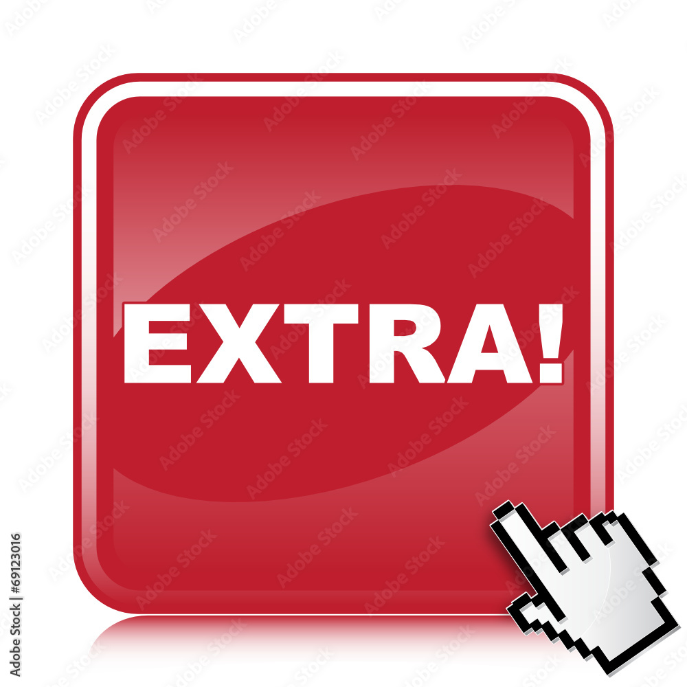 EXTRA! ICON Stock Vector | Adobe Stock