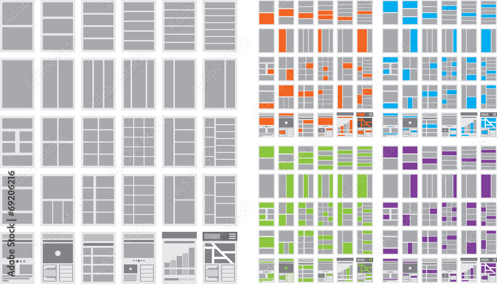 Illustration of Website Flowcharts and Site Maps Stock Vector | Adobe Stock