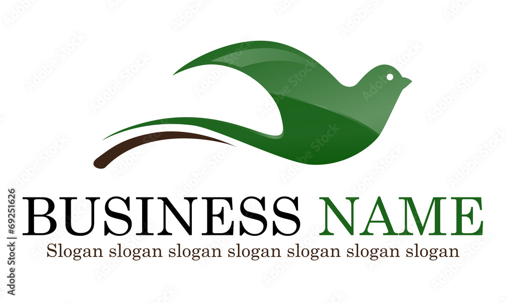 Logo oiseau Stock Vector | Adobe Stock