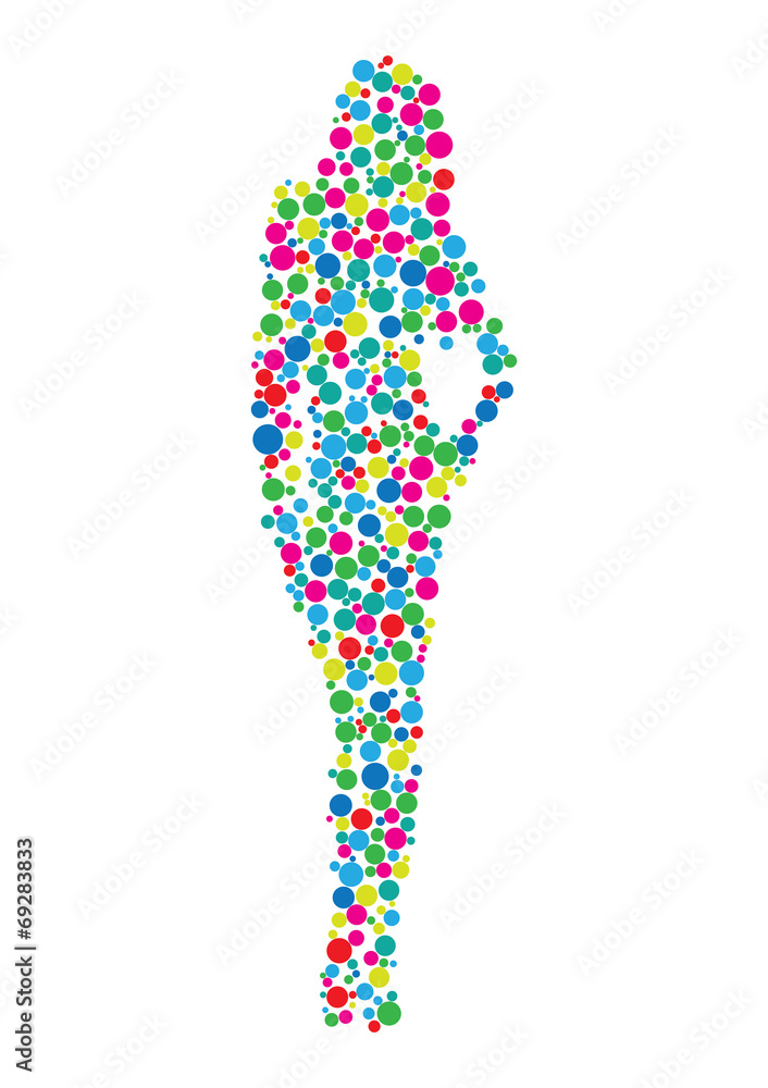 Vector Human outline Stock Vector | Adobe Stock