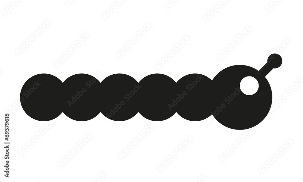 Raupe Stock Vector | Adobe Stock