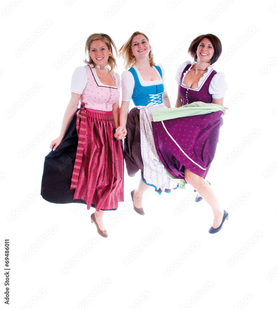 Fröhliche Frauen Im Dirndl Stock Foto Adobe Stock