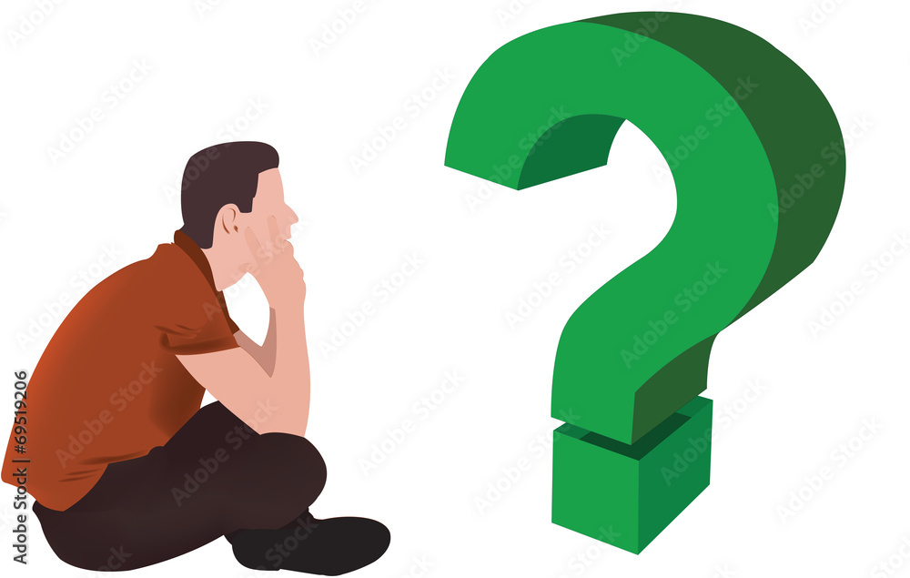 Vettoriale Stock ragazzo dubbioso | Adobe Stock