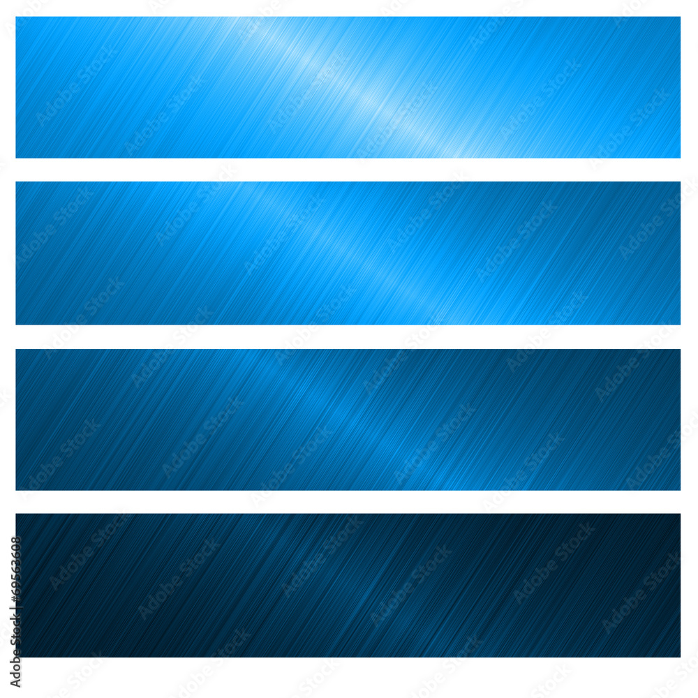 blue metal banner Stock Illustration | Adobe Stock