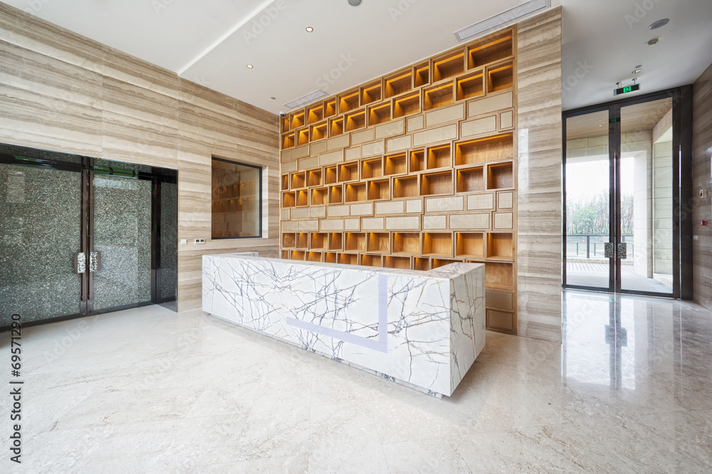 Modern Office Entrance