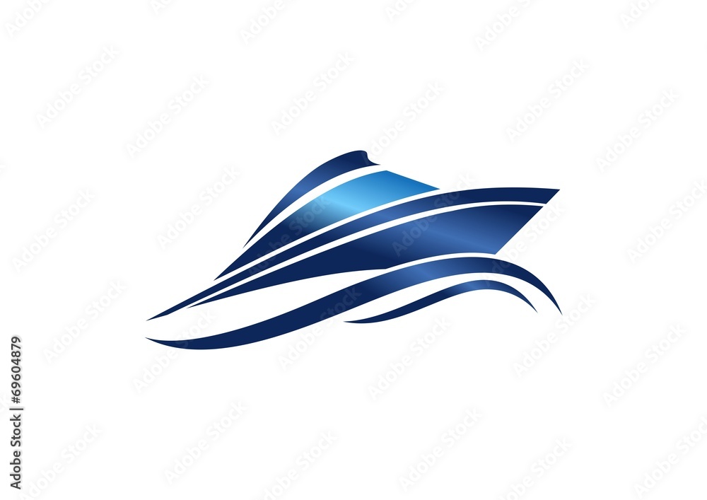 boat,logo,sea,travel,wind,cruise,sailboat,beach,ocean blue Stock Vector ...