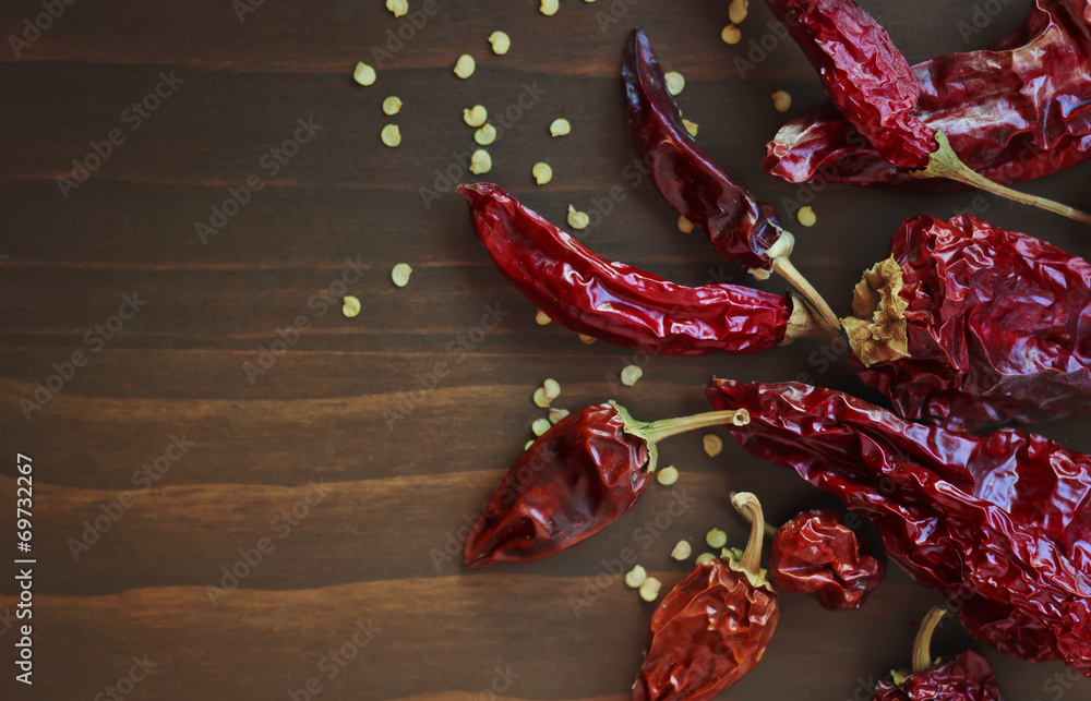 Guindillas rojas secas Stock Photo | Adobe Stock